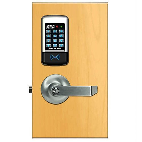 SDC E75KQE1Q E75 Series Standalone Electronic Cylindrical Lockset, Key – Silarius
