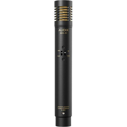 Audix ADX51 Professional Electret Condenser Microphone with Pad and Ro ...