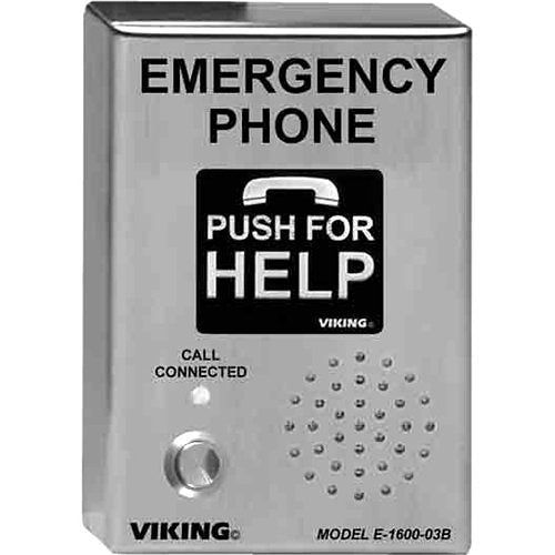 Viking E-1600-03B-EWP Surface Mount Emergency Phone, ADA Compliant ...