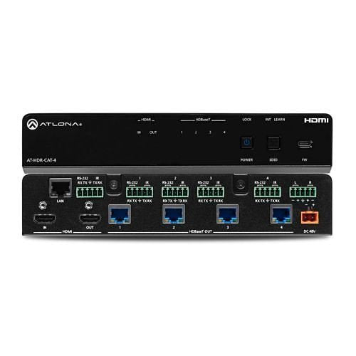 Atlona AT-HDR-CAT-4 4K 4 Output HDR/HDMI to HDBaseT Distribution Ampli ...
