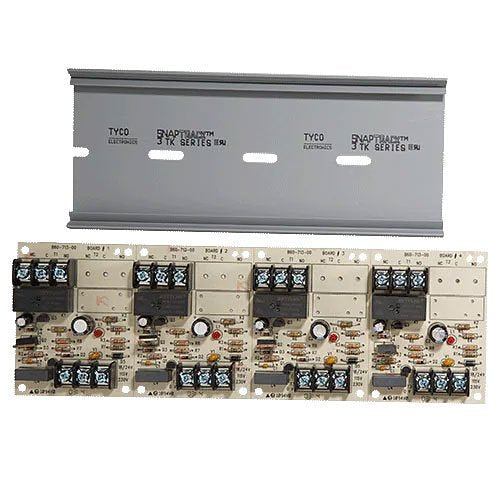 System Sensor R-14T Multi-Voltage Conventional Relay, 4-Gang (SPDT) Re ...