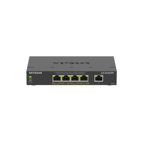 Netgear GS305EPP-100NAS 300 Series SOHO Plus Ethernet Plus Switch ...