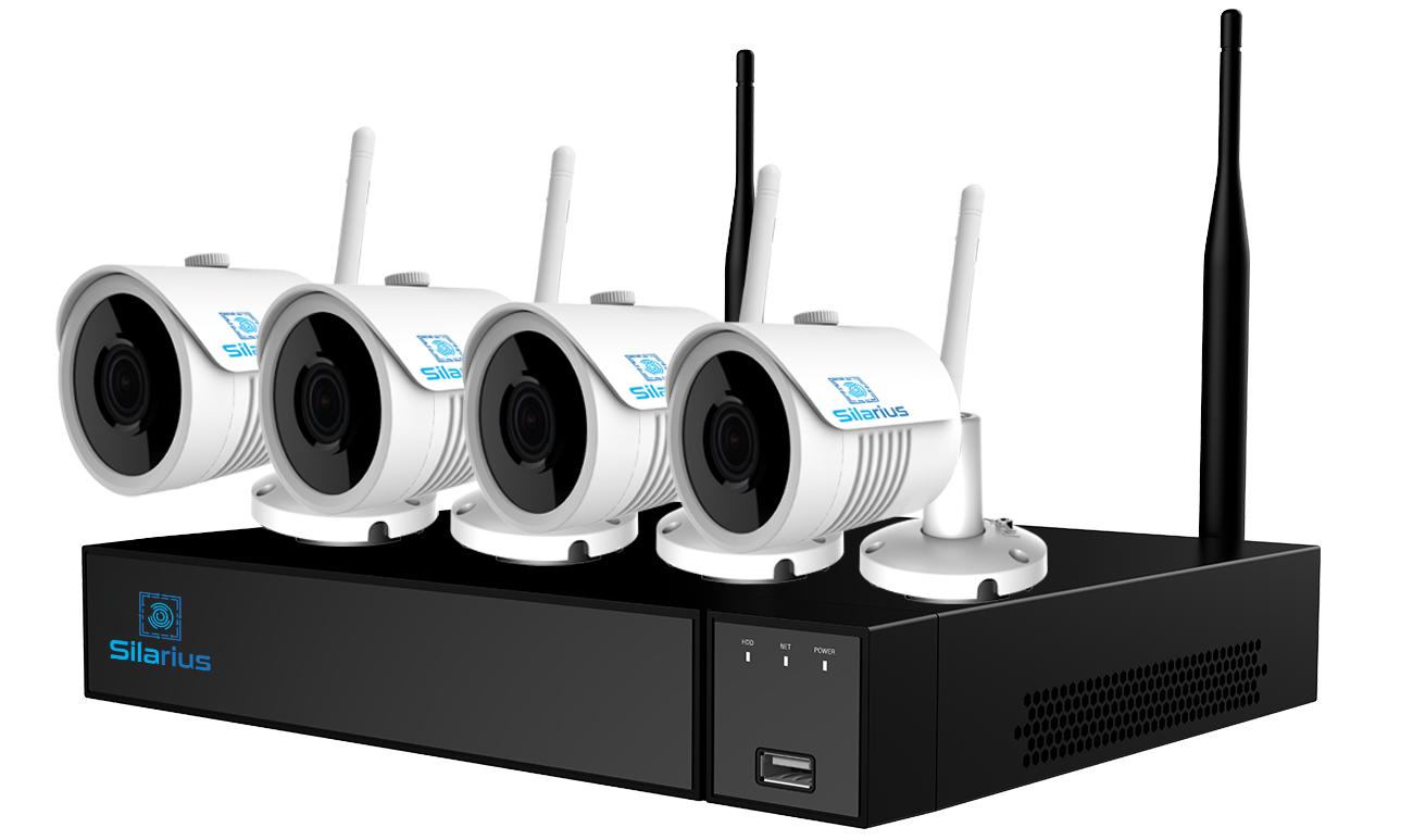 Silarius SIL-4CHNVRWIFI8MPKIT4 AI 4CH 8MP WiFi kit, 4K, 3.6mm lens (ND