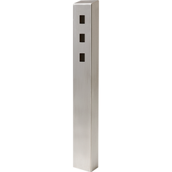 PEDESTAL PRO ADA-SS-TWR-47x4x6-3 47" Tappered Stainless Pedestal with ...