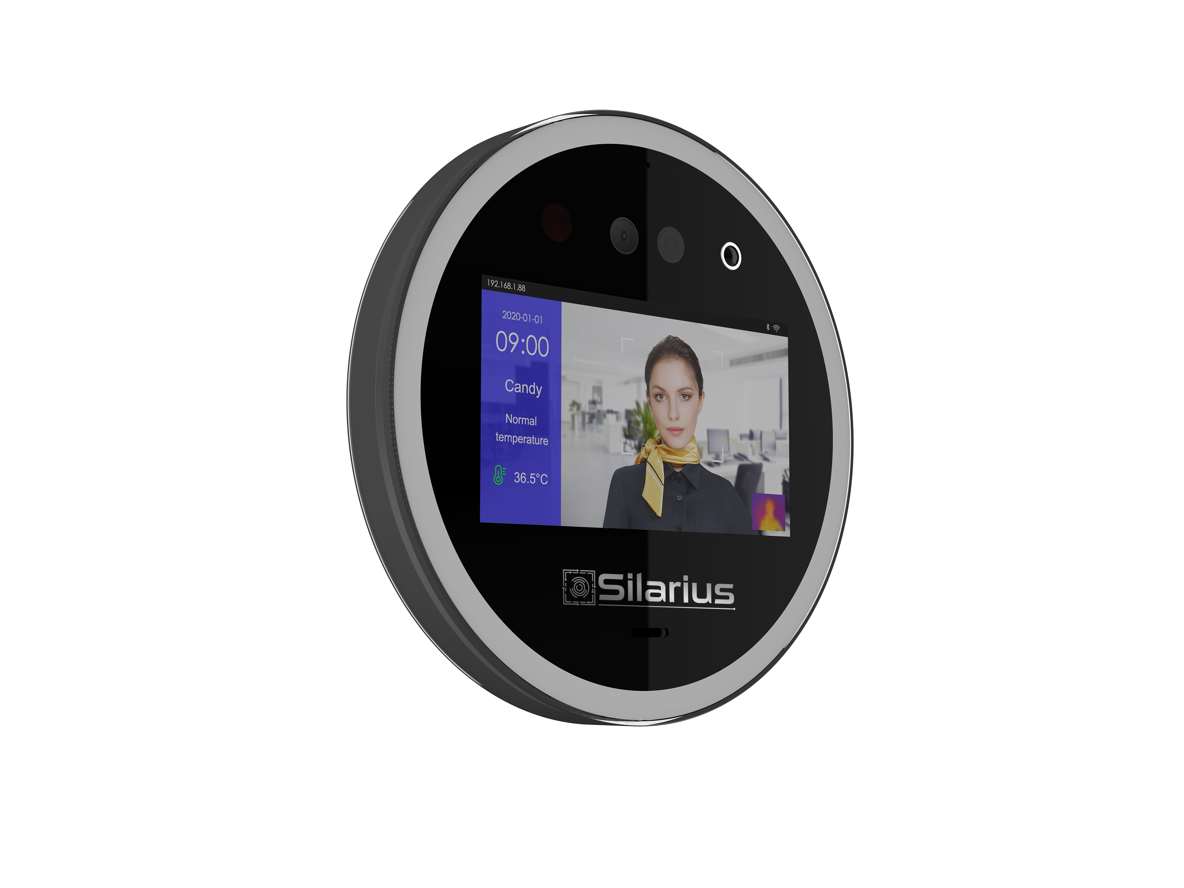Silarius SIL‐ACCESSTEMP Smart Facial Time Attendance Access Control Te