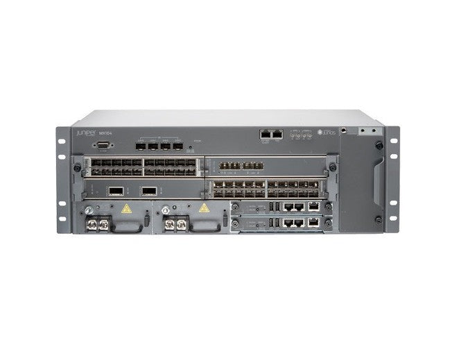 Juniper Networks MX104-T Chassis with 4 Microphone Slots, 4X10GE – Silarius