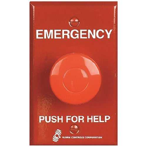 Alarm Controls PBM-1-4 Momentary Panic Station with 1 N/O Pair and 1 N ...