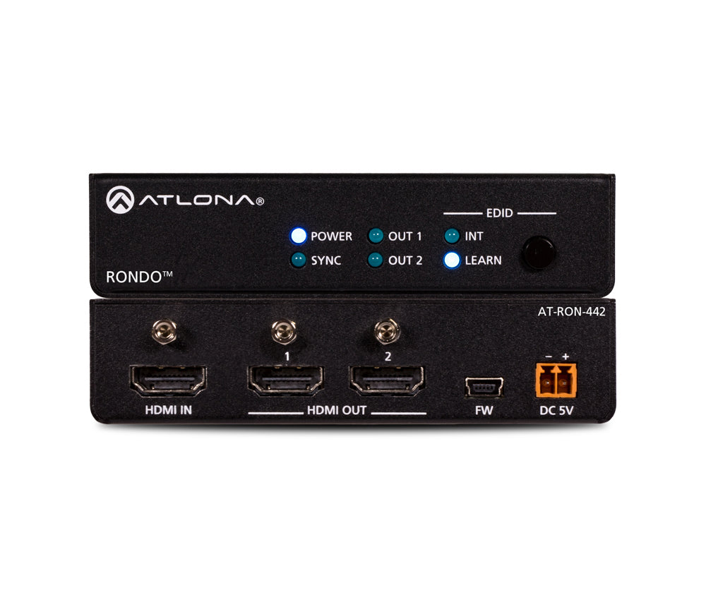 Atlona® AT-RON-442 4K HDR HDMI Distribution Amplifier – Silarius