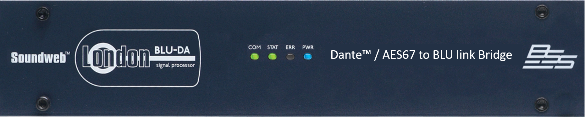 BSS Audio BSSBLU-DANFX BLU-DAN Dante/AES67 to BLU Link Bridge Processo ...