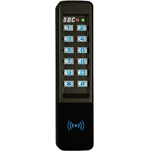 SDC 923P Indoor/Outdoor Narrow Self-Contained Keypad with Integrated P ...