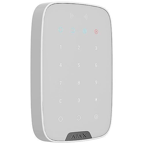 AJAX 42816.83.WH3 Wireless Touch Keypad Supporting Encrypted Contactle ...