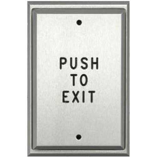Alarm Controls PS5-111 PS Vandal Resistant Single Gang Push Plate, Pne ...