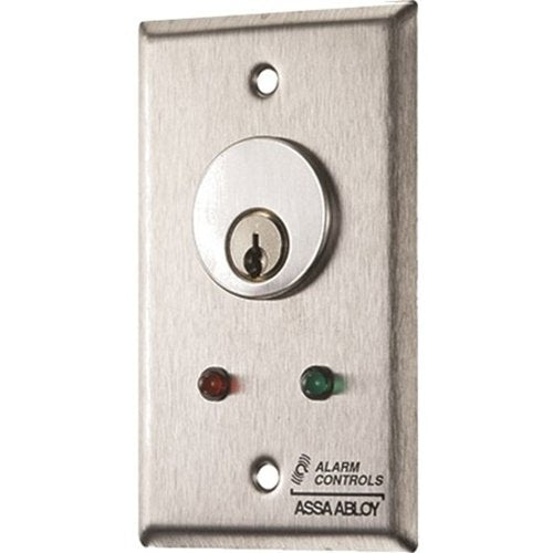 Alarm Controls MCK-6-3 MCK Series Mortise Cylinder Key Switch Station ...