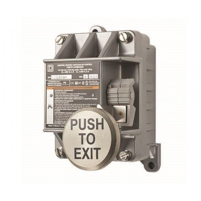 Alarm Controls EXP-1 Momentary Action Switch, PUSH TO EXIT – Silarius