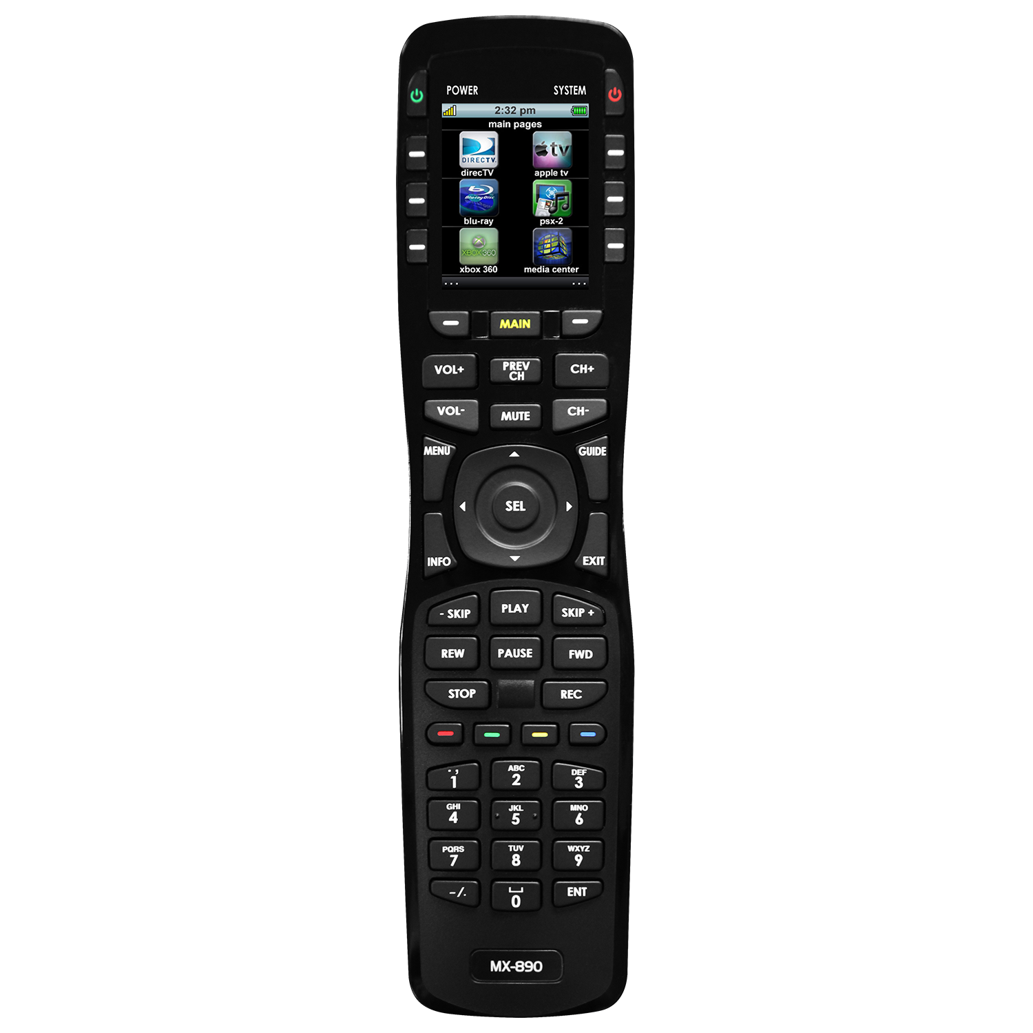 Universal Remote Control MX-890 Universal Remote Control – Silarius